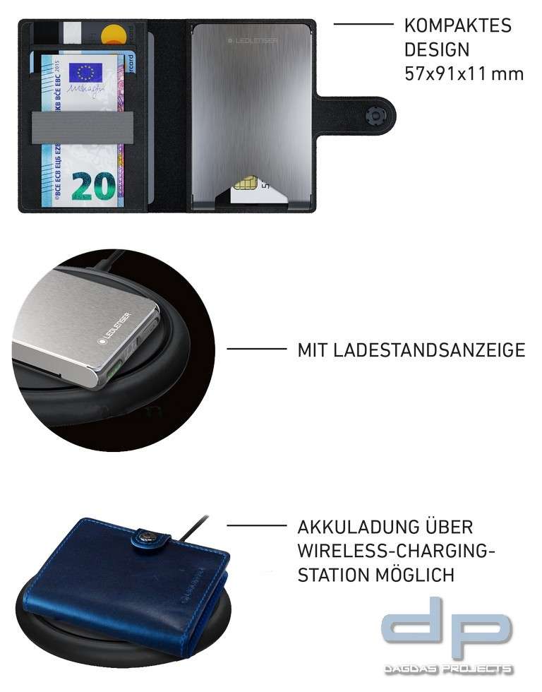 LED LENSER Lite Wallet® Vintage brown | LED Lenser Lampen ...